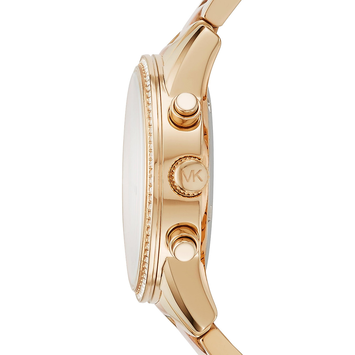Michael Kors Ritz Chronograph Rose Gold-Tone Stainless Steel Women's Watch (Model: MK6475)