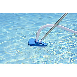 Poolmaster 18510 Triangle Vinyl Liner Swimming Pool Vacuum, Essential Collection,Neutral,Medium Blue