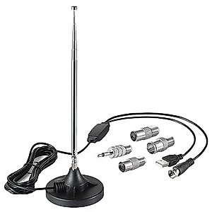 Amplified FM Radio Strong Magnetic Base Telecopic Antenna for Yamaha Pioneer Marantz Sherwood Bose Wave Music System FM Radio Bluetooth Home Stereo Receiver AV Audio Video Home Theater Tuner，Eifagur
