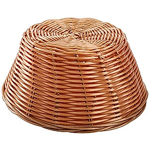 Yesland 12 Pack Plastic Round Basket Small Gift Baskets - 7 Inch Woven Bread Roll and Food Serving Baskets - Food Storage Basket Bin for Kitchen, Restaurant, Centerpiece Display, Christmas Gifts