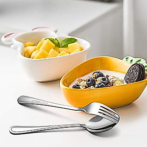 LIANYU 9-Piece Kids Silverware Set, Stainless Steel Toddler Utensils Flatware Set, Child Cutlery Tableware Set for 3, Include Knife Fork Spoon, Mirror Finished, Dishwasher Safe