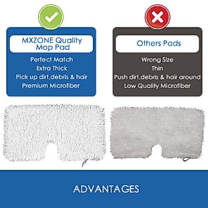 6 Pack Pocket Steam Mop pad Cleaning Pads for Shark Steam Pocket Mop S3500 Series S3501 S3601 S2902 S3901 S3550 S3601d S3801 S3801co Se450 S2901