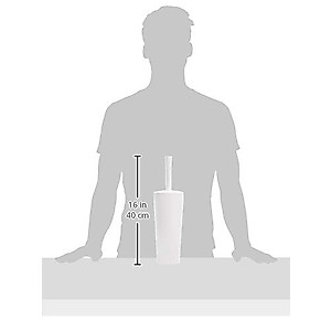 AmazonCommercial Toilet Brush and Holder Set - 2-pack