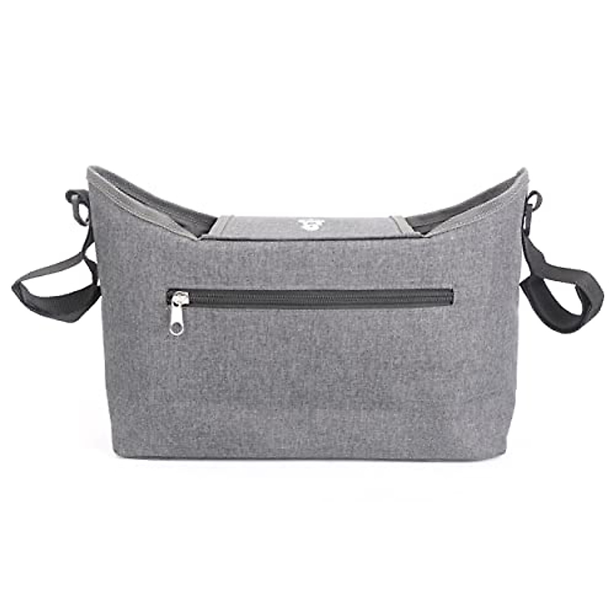 LittleXplorer Baby Stroller Organizer: Diaper Caddy - Extra Stroller Cup Holders - Wet Wipes Dispenser Pocket - Changing Pad and Toy Storage - Attaches to Single, Double, Jogging or Umbrella Stroller