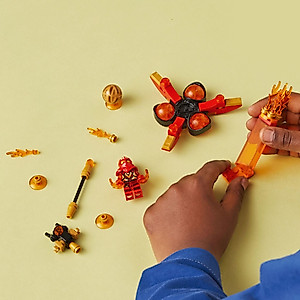 LEGO NINJAGO Kai’s Dragon Power Spinjitzu Flip 71777 Red Ninja Toy Building Set with Kai Minifigure; Gift for 6 year old Boys, Girls and Ninja Fans Who Love Buildable Action Figure Playsets