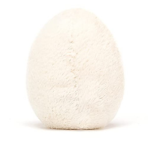 Jellycat Amuseables Boiled Egg Happy Stuffed Toy, Small 5.5 inches | Food Plush | Fun Gift Idea