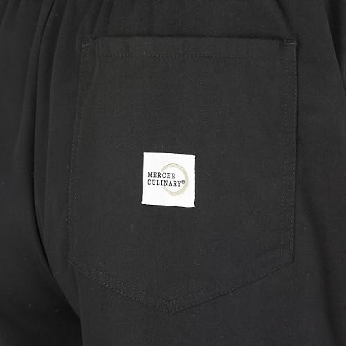 Mercer Culinary M60050BKL Millennia Men's Cook Pants, Large, Black