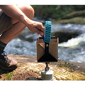 Bear Bowl Camping Cookware Pot 32 ounces | Foldable Cooking Pot, Pocket Pan/Skillet/Wok, Portable Dog Dish | Compact, Durable and Collapsible | Survival Kit, Backpacking Gear and Hiking Outdoors