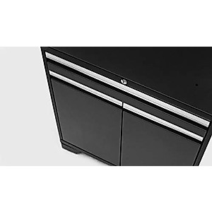 NewAge Products Pro Series Black 8 Piece Set, Garage Cabinets, 64109