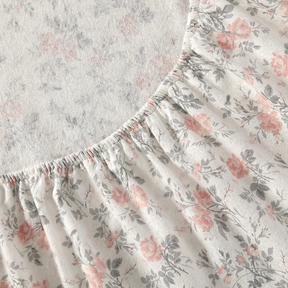 Laura Ashley Home - Full Sheets, Cotton Flannel Bedding Set, Brushed for Extra Softness & Comfort (Rosalie, Full)