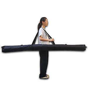Hecis Backdrop Stand Bag, 8ft Pipe and Drape Carry Bag, Upright Bag, Crossbar Bag, Pole Bag, for Pipe and Drape Backdrop Stand, Metal Backdrop Stand