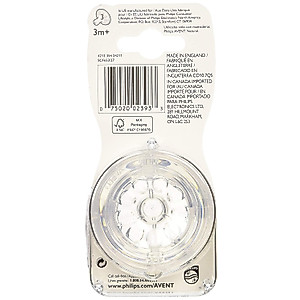 Philips Avent Natural Nipple Medium Flow - 4 Pack