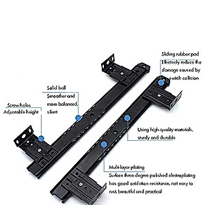 SKYZONAL Keyboard Tray Under Desk Heavy-Duty Metal Slide-Out Platform Drawer Tray (White)