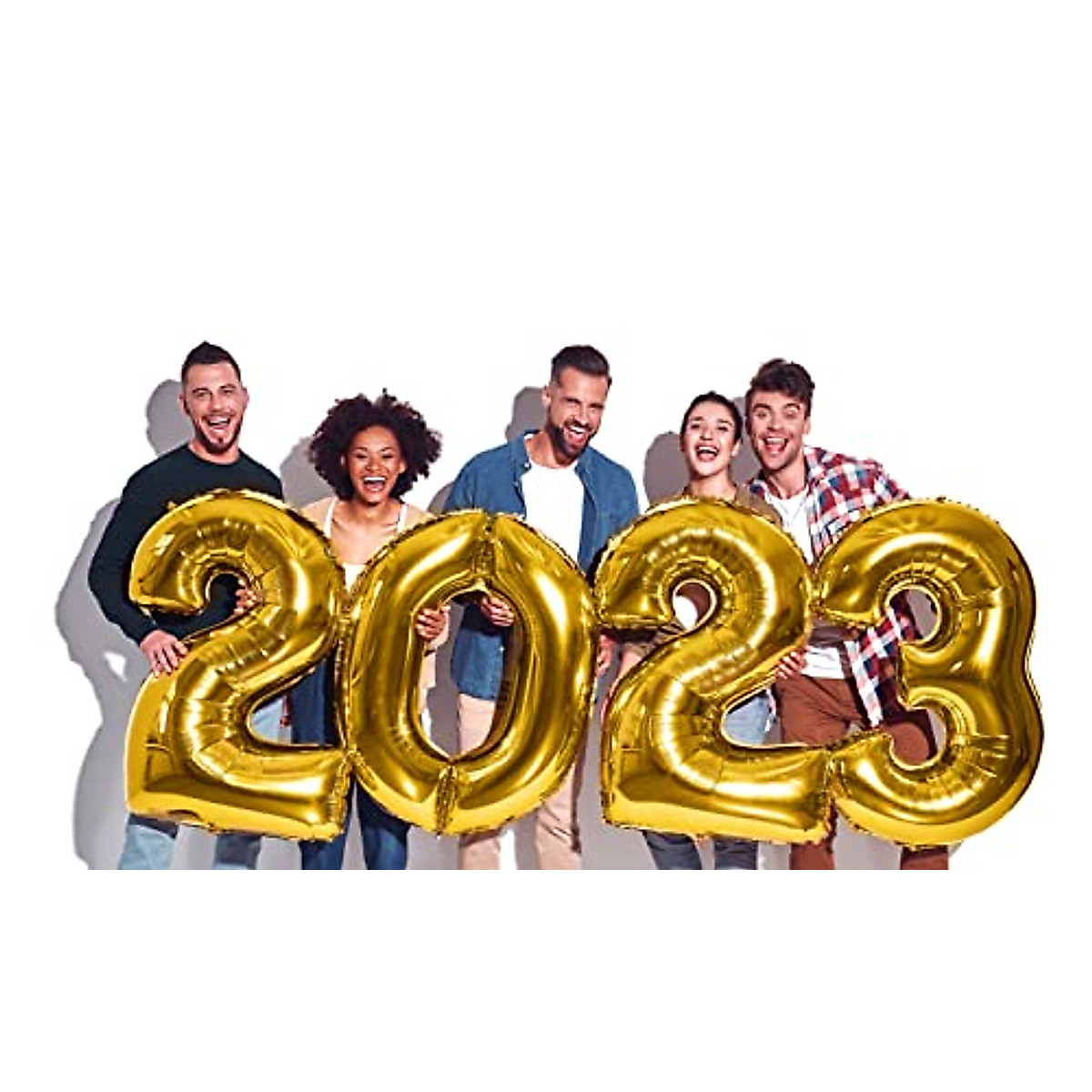 Treasures Gifted Gold 40" 2023 Balloon Numbers - Graduation Party Decorations 2023 - Graduation Decorations - 2023 Foil Balloons - 2023 Balloons Gold, New Years Eve Balloons - Balloons Graduation 2023