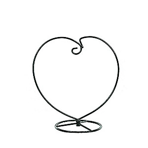 Ornament Display Stand with 1 Rope String Holder Home Wedding Decoration Rack (1, Heart)