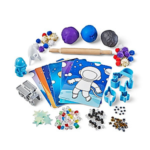 hand2mind Wonders of Space Sensory Activity Kit, Loose Parts Play Materials for Kids, Sensory Box, Montessori Sensory Bin with Lid, Space Toys, Fine Motor Toys, Play Therapy Toys, Arts and Crafts Kits