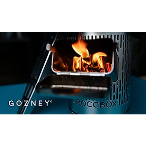 Roccbox Wood Burner 2.0, Accessories, Wood Fire, Outdoor Cooking, Burning, Backyard, Use with Gozney Roccbox Pizza Oven