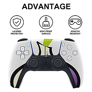 PlayStation 5 optical drive version sticker protective cover, Tor Logo ps5 controller protective shell (compatible with ps5 optical drive)