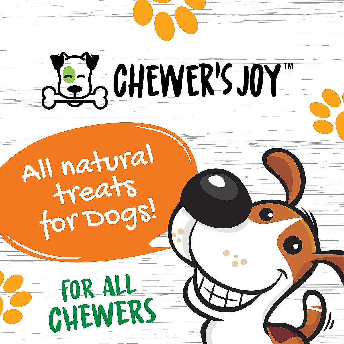 Chewer's Joy Chicken Glazed Collagen Tidbits 15pk 6" for Dogs, Premium Quality. High Protein, Promotes Joint, Skin, Gut Health & Shiny Coat. Bully Stick & Rawhide Alternative. Long Lasting chew.