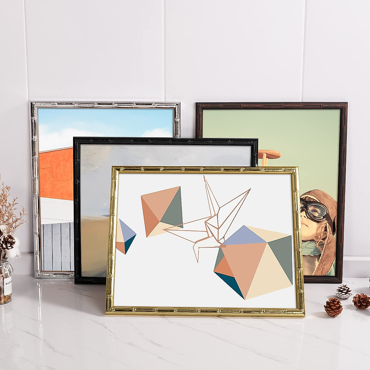 16x20in Picture Frames, PhotoFrame for Wall Home Decoration, Gold