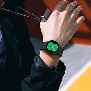 GrTrees 5 Packs Bands Compatible with Samsung Galaxy Watch 6 5 45mm 44mm 40mm/Galaxy Watch 4 40mm 44mm/ Galaxy Watch 4 Classic 46mm 42mm, 20mm Adjustable Silicone Replacement Straps for Women Man