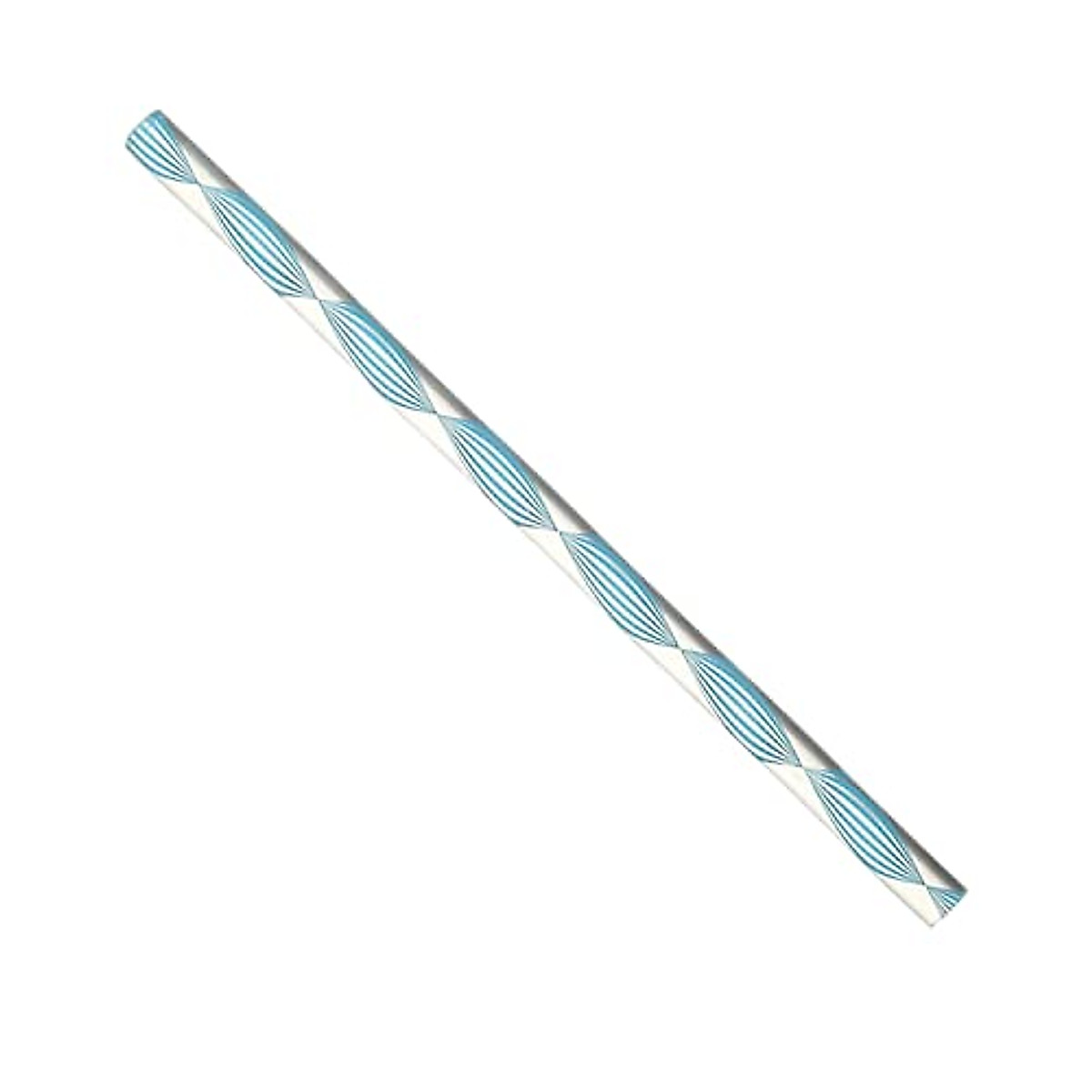 Fielect Light Blue Twisted Line Acrylic Round Rod Standard Plexiglas Tolerance Lightweight for DIY 12mm Diameter 250mm Height 1Pcs