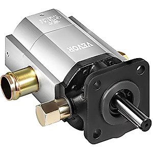Bestauto Hydraulic Wood Splitter Pump 3000 PSI 2 Stage Log Splitter Pump 13 GPM, Hydraulic Gear Pump 3600 RPM Aluminum Log Splitter Pumps 1/8" Keyed Shaft for Gas Log Splitters/Hydraulic Power Units