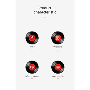 Kawii Wireless Bluetooth Earbuds X1, Headphones 50H Playtime with LED Digital Display Charging Case, Waterproof Earphones with Mic for Android iOS Cell Phone Computer Laptop