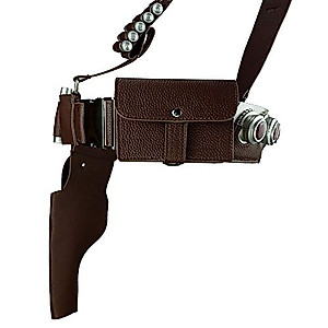 Mandalorian Belt Holster Adult Cosplay Costume Men Pouches Halloween Accessory (M belt)