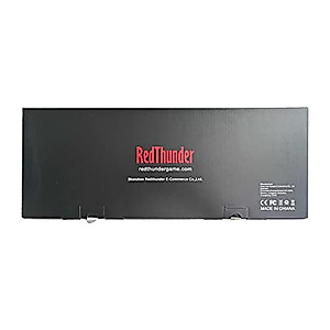 RedThunder 60% Gaming Keyboard and Mouse Combo, Ultra-Compact 61 Keys RGB Backlit Mini Keyboard, Lightweight 7200 DPI Honeycomb Optical, Wired Gaming Set for PC MAC PS5 Xbox Gamer(Black)