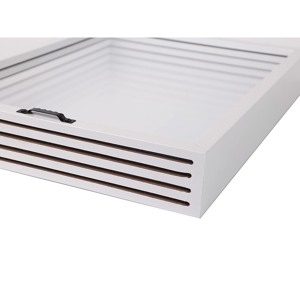 CHERRY CHEERS Family Handprint Kit, DIY Craft Keepsake Wooden Frame, Endless Gift Set, Non-Toxic Paints, Transparent Sheets (White)