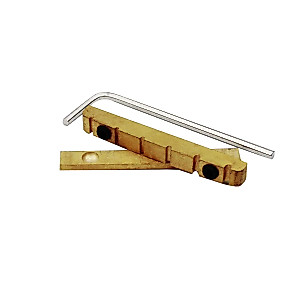 Guyker 43mm Adjustable Guitar Nut - Bell Brass Nut (43 x 5mm) Split Regulation Replacement Parts Compatible with Gibson Les Paul LP Style Guitar