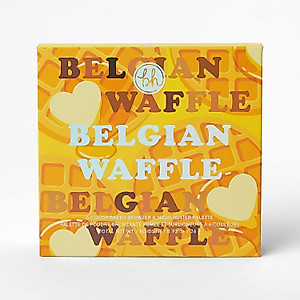 bh Cosmetics, Baked Bronzer and Highlighter, Face Palette, Weekend Vibes Belgian Waffle, 6 Colors, 6 oz