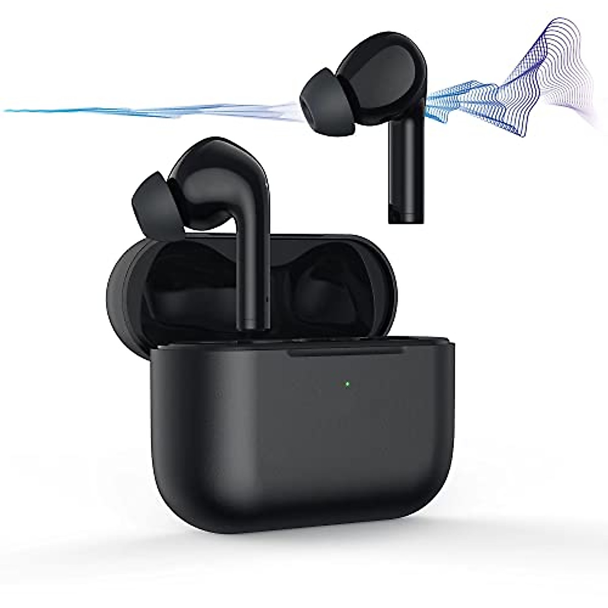ＷＭＷＹＭＸ Wireless Earbuds, Active Noise Cancelling Headphones in-Ear Bluetooth Headsets with 4 Mics 30hrs Playtime Fast Charging Premium Sound for Sports IPX8 Waterproof Gaming/Sleeping Earphones