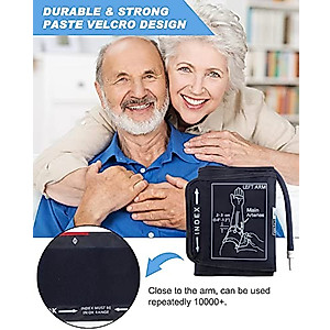 Blood Pressure Cuff, Compatible with Omron BP Extra Replacement Cuff, Applicable for 8.7”-16.5” Inches (22-42CM) Big Arm, Adult Large BP Cuff