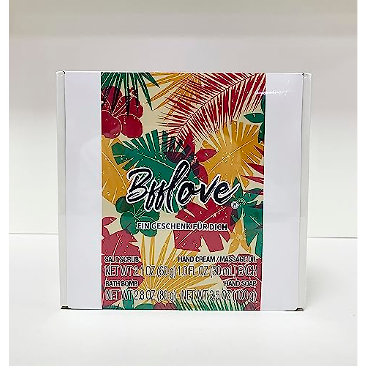 Spa Gifts for Women, Gift Set, Self Care Kit, Birthday Gifts, 5pc Rose Bath Sets Include Massage Oil, Bath Bomb, Salt Scrub, Soap, Hand Cream, Christmas Gifts for Mom