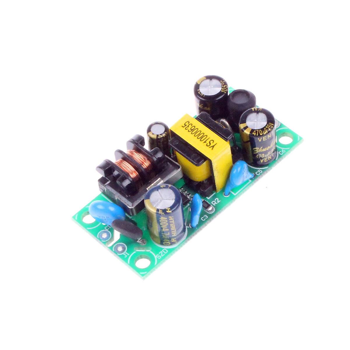 NOYITO AC to DC Precision Buck Power Supply Module AC 120V 100V-264V to 12V 500mA Isolated Step-Down DC Module (12V 500mA) Green