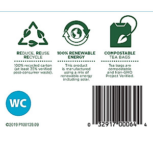 Traditional Medicinals Organic Weightless Cranberry Herbal Tea, Relieves Temporary Water Weight Gain, (Pack of 1) - 16 Tea Bags