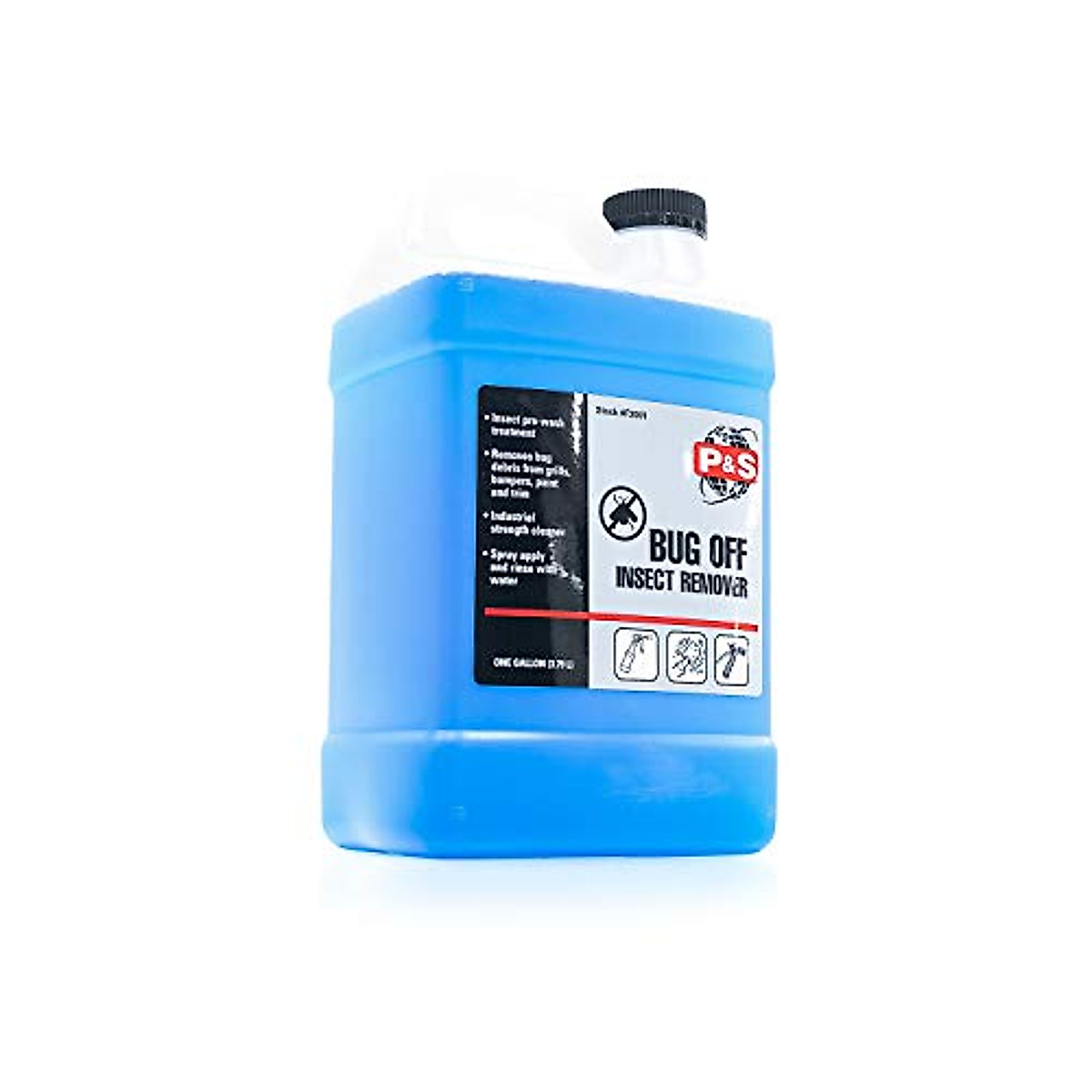 P&S Professional Detail Products - Bug Off - Insect Splatter Remover; Breaks Down Heavy Bug Splatter Concentrations; Great for Vehicle Front Grills and Bumpers (1 Gallon)