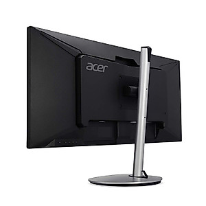 Acer CB342CK smiiphzx 34" UltraWide QHD (3440 x 1440) IPS Zero Frame Monitor with AMD Radeon FREESYNC Technology - HDR Ready, 1ms VRB, 75Hz Refresh, Silver