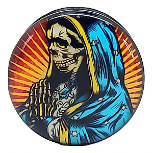 Pierced Republic Holy Skeleton Ear Plugs - Acrylic Screw-On - 10 Sizes Pair* (00 Gauge (10mm))