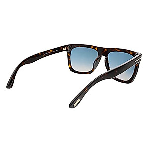 Tom Ford FT0513 Morgan Square Sunglasses, Dark Havana, 57-16-140