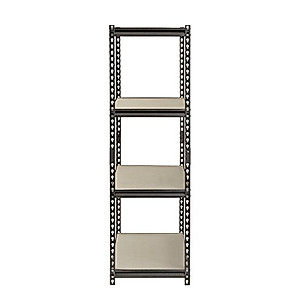 Muscle Rack UR361860PB4P-SV Silver Vein Steel Storage Rack, 4 Adjustable Shelves, 3200 lb. Capacity, 60" Height x 36" Width x 18" Depth