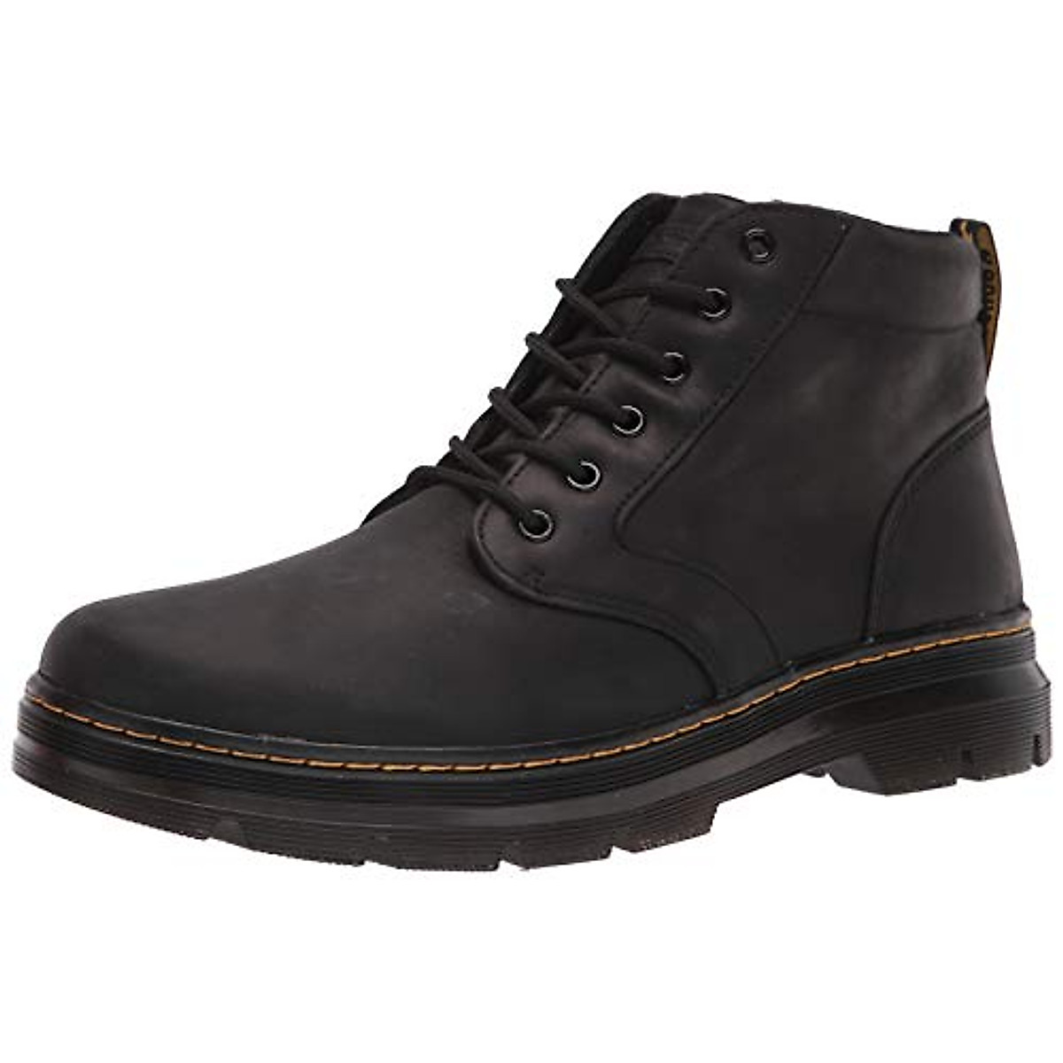 Dr. Martens unisex adult Lace Fashion Boot, Black Wyoming, 11 Women 10 Men US