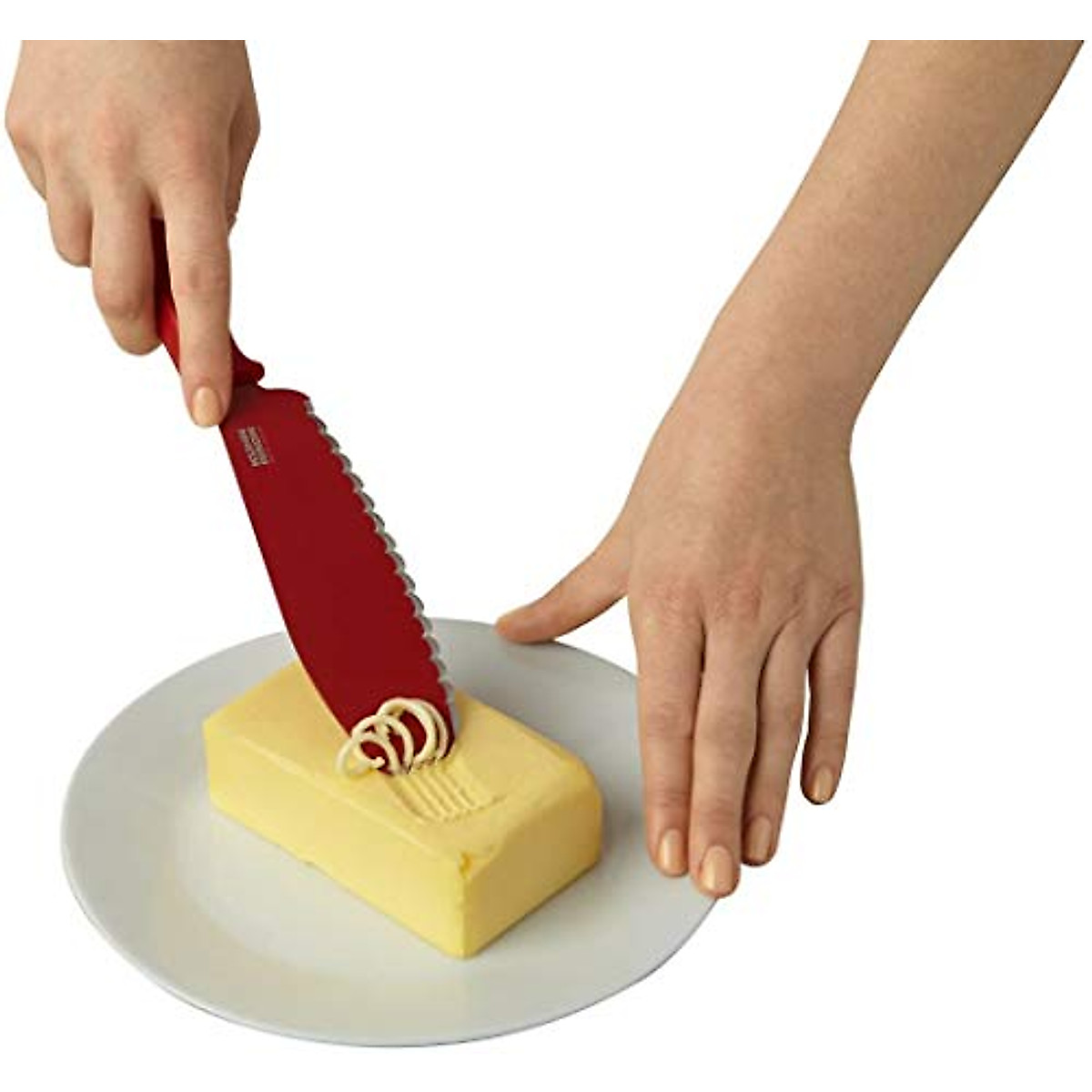 Kuhn Rikon Colori Sandwich Knife, 5.5", Red