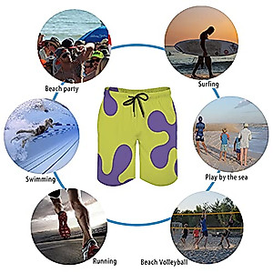 Cosplay Summer Beach Shorts Cool Boardshorts with Pockets Quick Dry Surfing Swim Trunks with Mesh Lining XL
