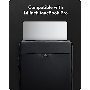 Mous - MacBook Pro 14 inch Case with Handle Ultra-Protective and Water Resistant Sleeve Cover with Drop Protection (Fits 2021 and 2023 MacBook Pro 14 inch)