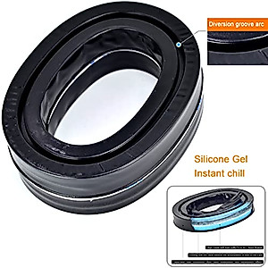 Silicone Gel Instant chill - defean Replacement Earpads Cushion Compatible with Peltor Tactical 100 300 500 Rangeguard / 3M WorkTunes Headset
