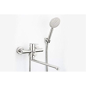 Kitchen Taps Shower Faucets Classic Bathtub Faucet Single Holder Long Nose Stainless Steel Bathroom Faucet Bath Mixer Tap