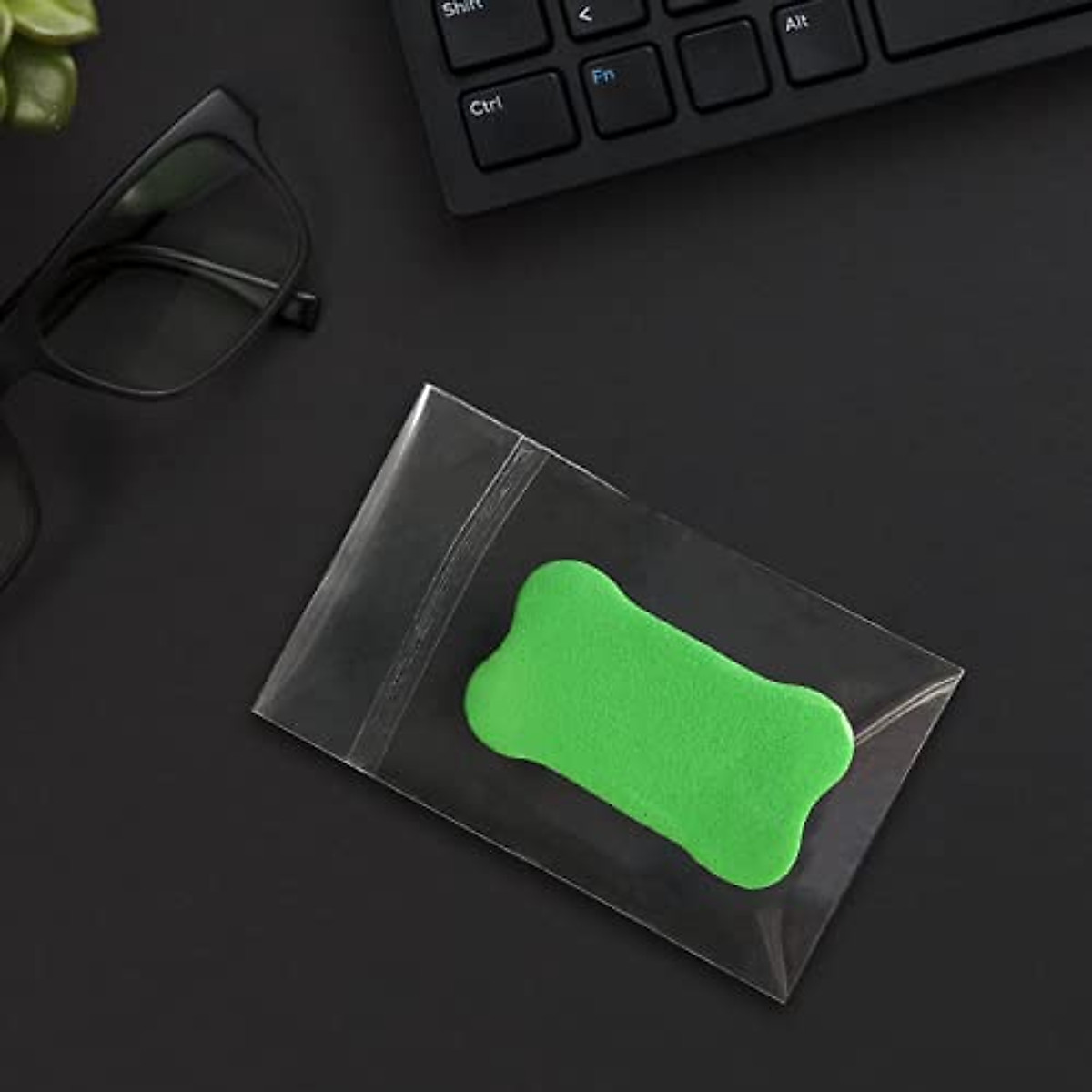 Aubeco 240pcs 4x6 inch Small Clear Resealable Cello Bags Cellophane Bags, Polypropylene Bags for Candy Bread Chocolate Jelly Cookie Packaging Self Seal OPP Poly Bags